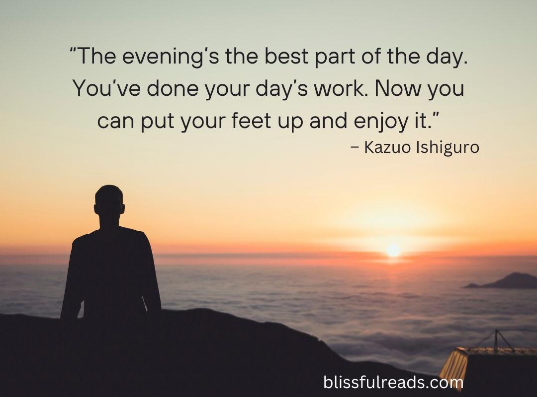 Blissful Evening Quotes to Inspire a Peaceful Night - Blissful Reads