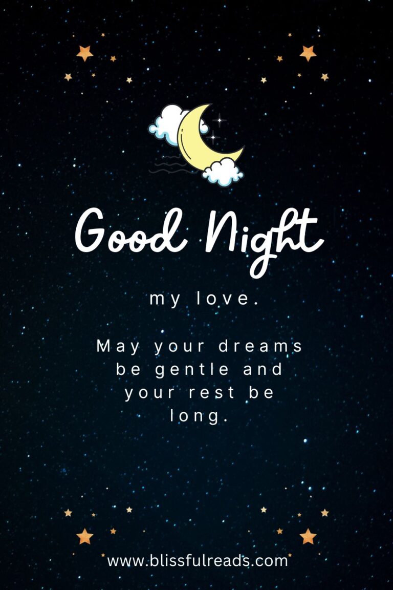 Beautiful Good Night Messages & Quotes for Someone Special - Blissful Reads