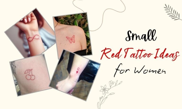 Small Red Tattoo Ideas for Women: Elegant and Bold Choices - Blissful Reads