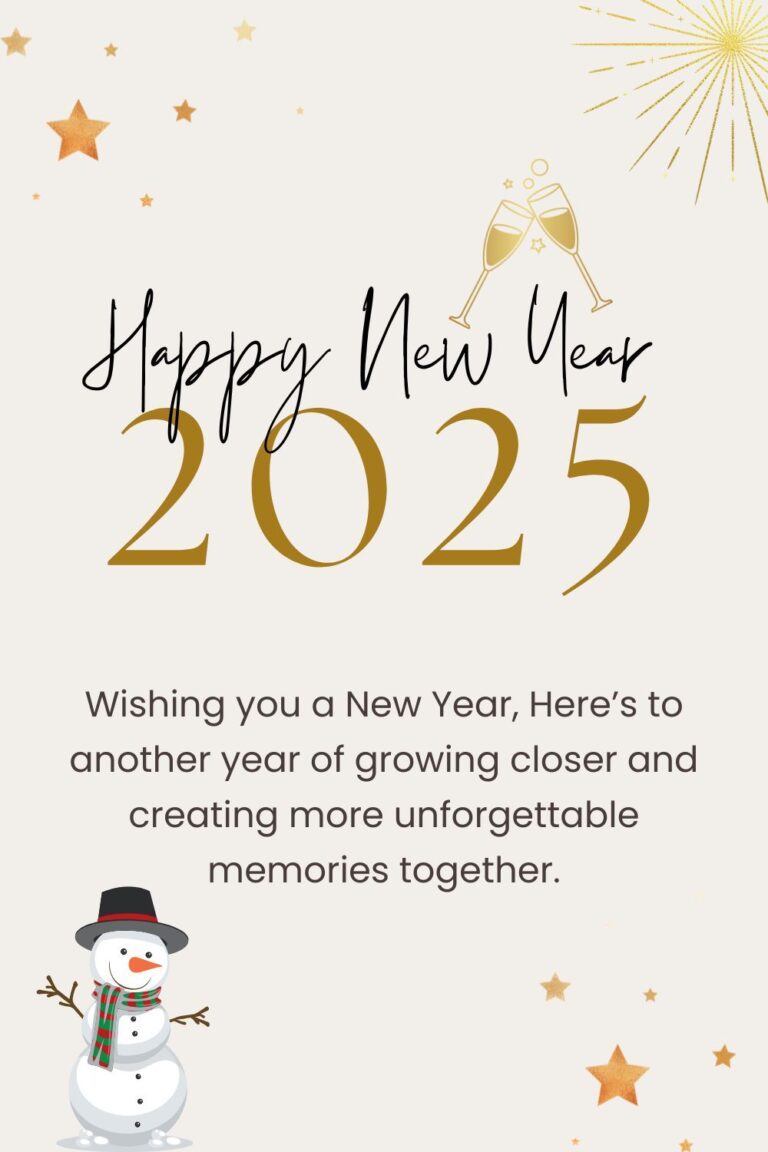 Happy New Year Wishes to Welcome 2025 with Love and Positivity ...
